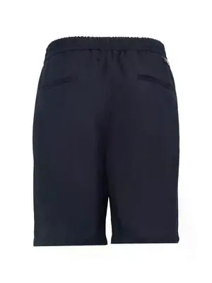 LOW BRAND Drawstring D-ring Shorts - Blue