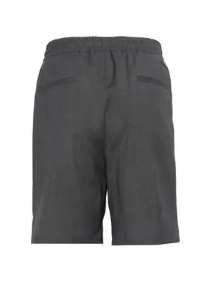 LOW BRAND Drawstring D-ring Shorts - Grey