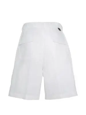 LOW BRAND Drawstring-waist Flap-pocket Shorts