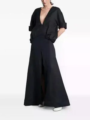 BATAKOVIC V-neck Open-back Dress
