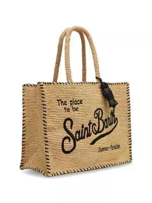 MC2 SAINT BARTH Woven Vanity Tote Bag