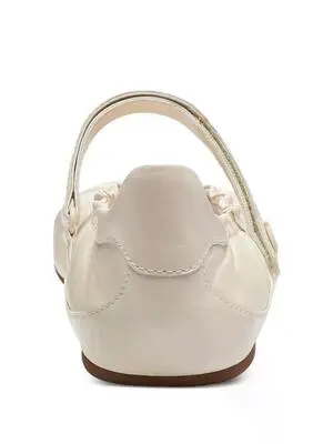 COACH Mary Jane Leather Ballet Flats - Neutrals