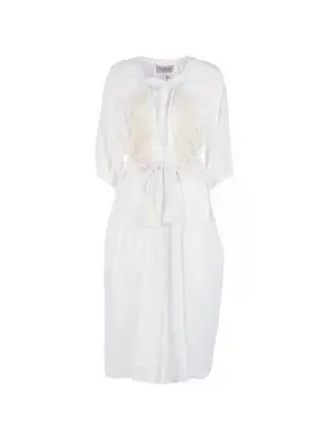 Ermanno Scervino Belted Midi Dress