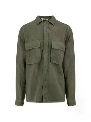 Aspesi Slub-texture Chest-pocket Shirt