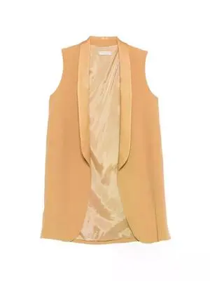 Antonelli Firenze Shawl-lapel Sleeveless Gilet - Yellow