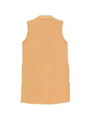 Antonelli Firenze Shawl-lapel Sleeveless Gilet - Yellow
