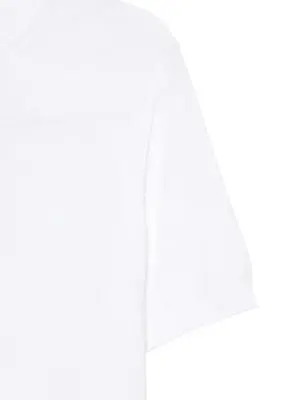 CENERE GB Fine-knit T-shirt - White
