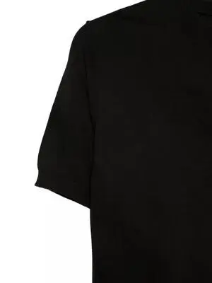 CENERE GB Fine-knit T-shirt - Black
