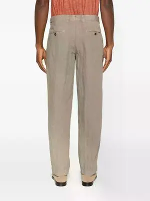 BERWICH Linen Trousers - Brown