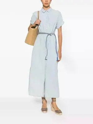 Xirena Belted Short-sleeve Maxi Dress