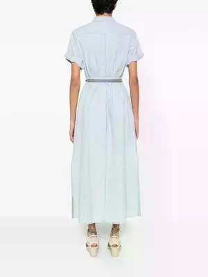 Xirena Belted Short-sleeve Maxi Dress