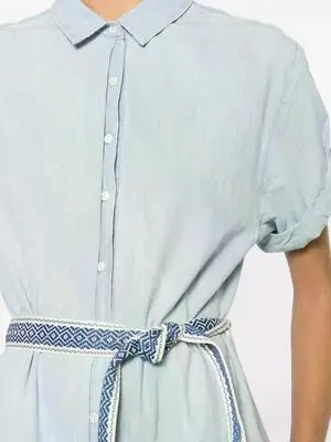 Xirena Belted Short-sleeve Maxi Dress