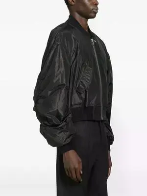 Rick Owens Secchia Flight Bomber Jacket - Black