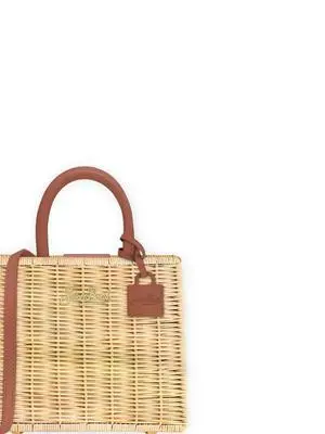 MC2 SAINT BARTH Woven Tote Bag - Neutrals