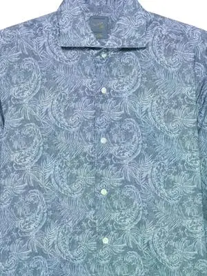 BARBA NAPOLI Paisley-print Long-sleeve Shirt