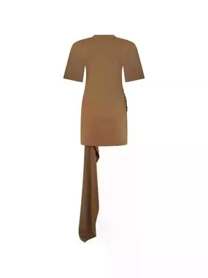 Giuseppe Di Morabito Embellished Draped Mini Dress