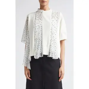 Sacai Sheer Blouses