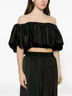 PARLOR Elasticated-waist Blouse
