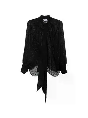 PARLOR Pussy-bow Collar Blouse