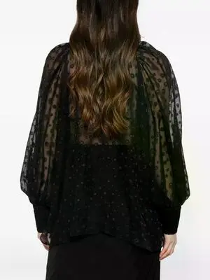 PARLOR Pussy-bow Collar Blouse