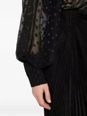 PARLOR Pussy-bow Collar Blouse