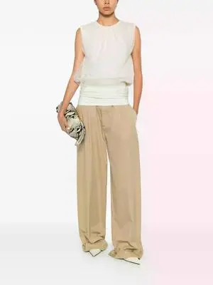 DARKPARK Wendy Fold-over Pleated Trousers