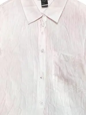Avant Toi Crinkled-effect Shirt - Pink