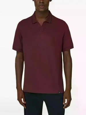 Boggi Milano High-performance Piqué Polo Shirt With S-cafè® Yarn
