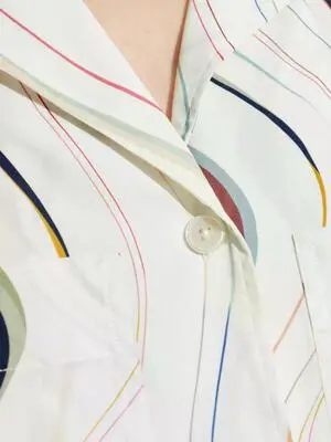 Paul Smith Wavy-stripe Mini Shirt Dress