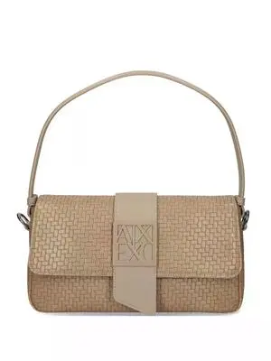 Armani Exchange Woven-panel Tote Bag