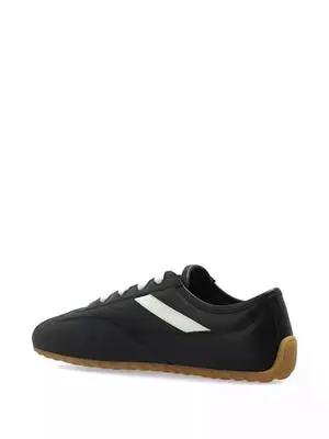 Alexander McQueen Boxe Leather Sneakers - Black