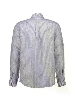 Frescobol Carioca Telles Striped Linen Shirt - Blue