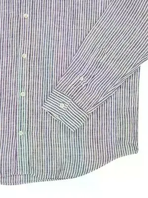 Frescobol Carioca Telles Striped Linen Shirt - Blue