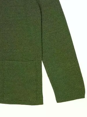 PIACENZA CASHMERE 1733 Textured-knit Jacket - Green