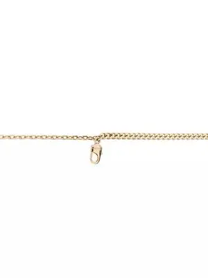 Alexander McQueen Y-motif Crystal-pendant Layered Necklace - Gold