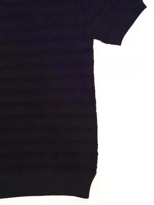 Frescobol Carioca Vidal Chevron-knit Polo Shirt