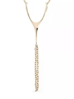 Alexander McQueen Wishbone Plaque Chain Bracelet