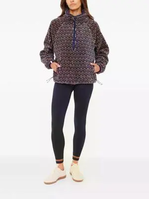 The Upside Abstract Zip-up Sweater