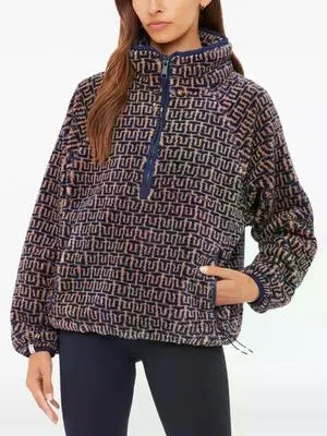 The Upside Abstract Zip-up Sweater