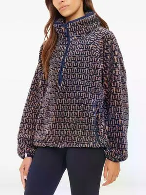 The Upside Abstract Zip-up Sweater