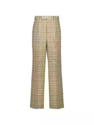 Auralee Check-pattern Trousers