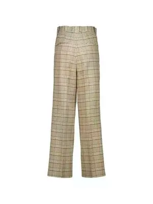 Auralee Check-pattern Trousers