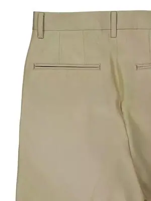 Auralee Pleated Wool Trousers - Neutrals