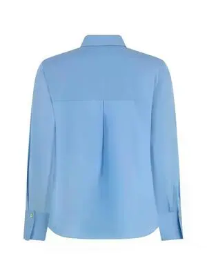 Vince Long-sleeve Button-up Shirt - Blue
