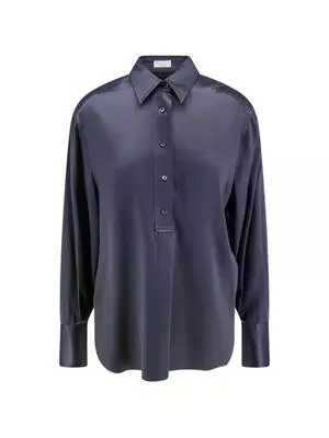 Brunello Cucinelli Long-sleeved Shirt With Monili Chain