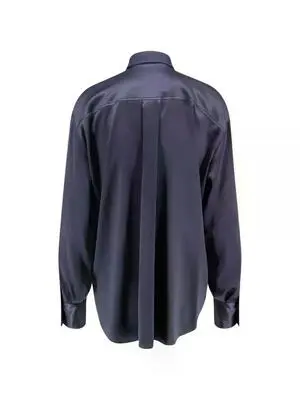 Brunello Cucinelli Long-sleeved Shirt With Monili Chain