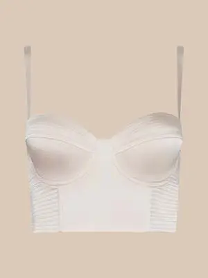 L'Agence Nysa Bustier Top - Champagne