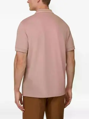 Boggi Milano Open-collar T-shirt - Pink