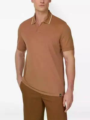 Boggi Milano Open-collar T-shirt - Orange
