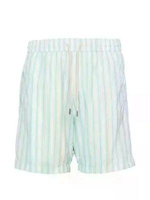 Jacob Cohen Striped Drawstring Swim Shorts - Blue